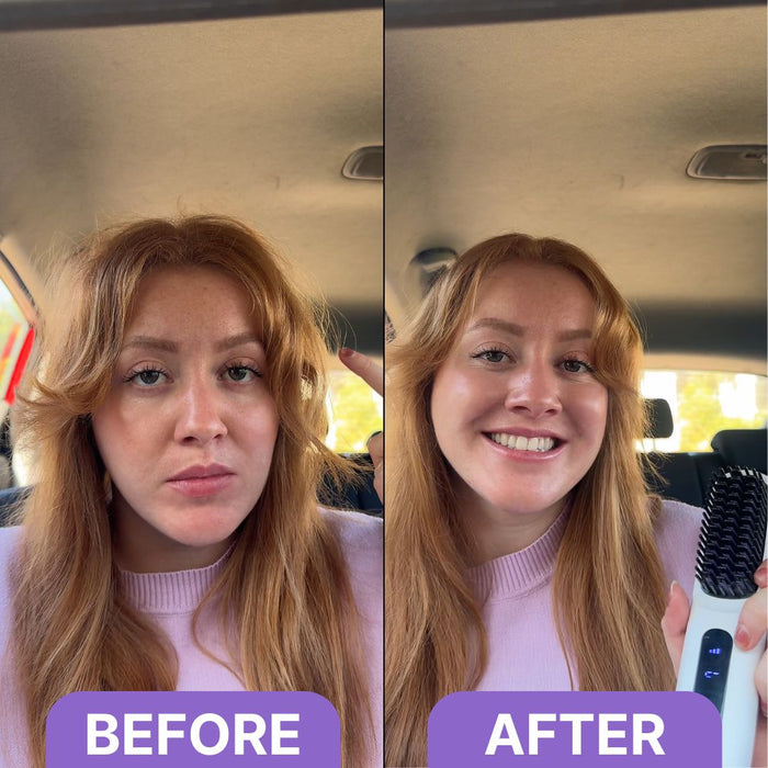 [NEW] Numoya Portable Straightener Brush - GoBrush PRO